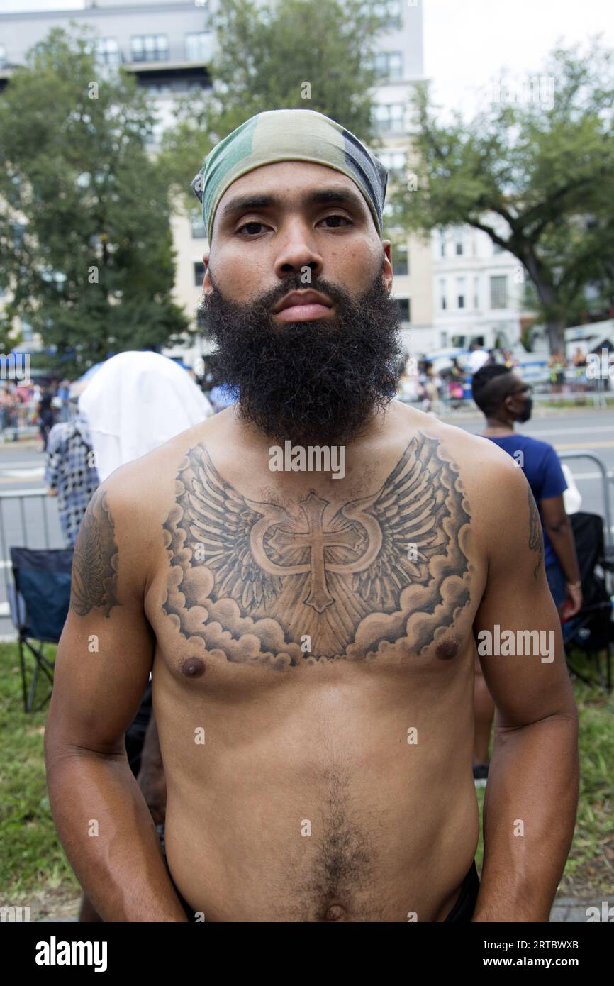 Spectators along Eastern Parkway at the annual West Indian Caribbean ...