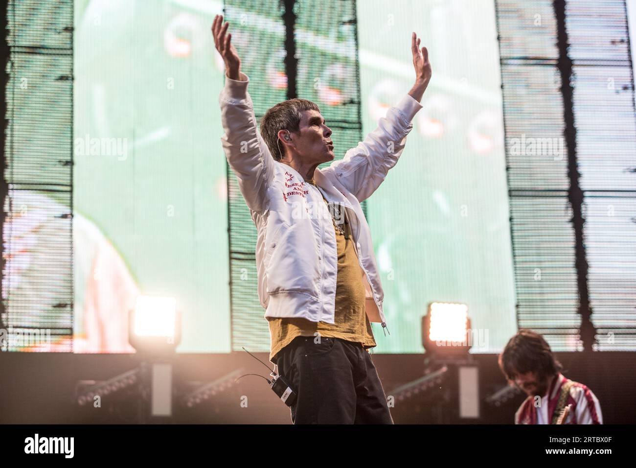 The Stone Roses performing at Wembley Stadium Stock Photo - Alamy
