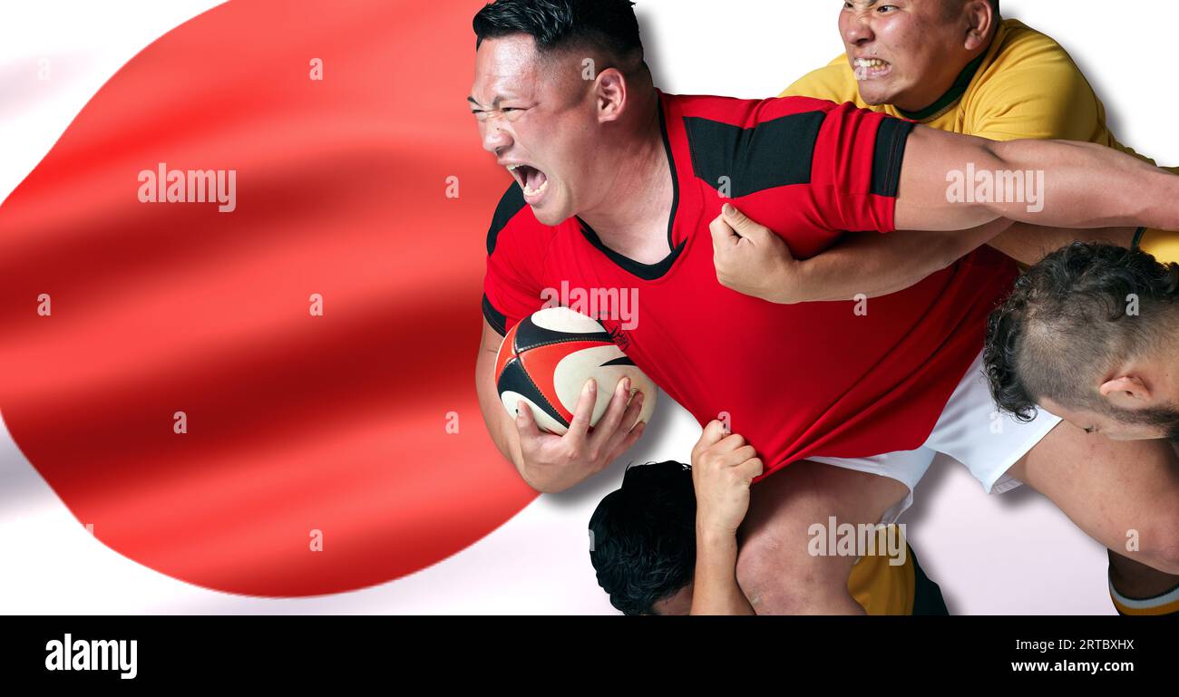 Sport rugby union flag hi-res stock photography and images - Alamy