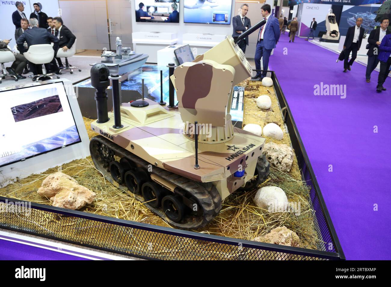 London, United Kingdom. 12th Sep, 2023. Arms manufacturers from all ...