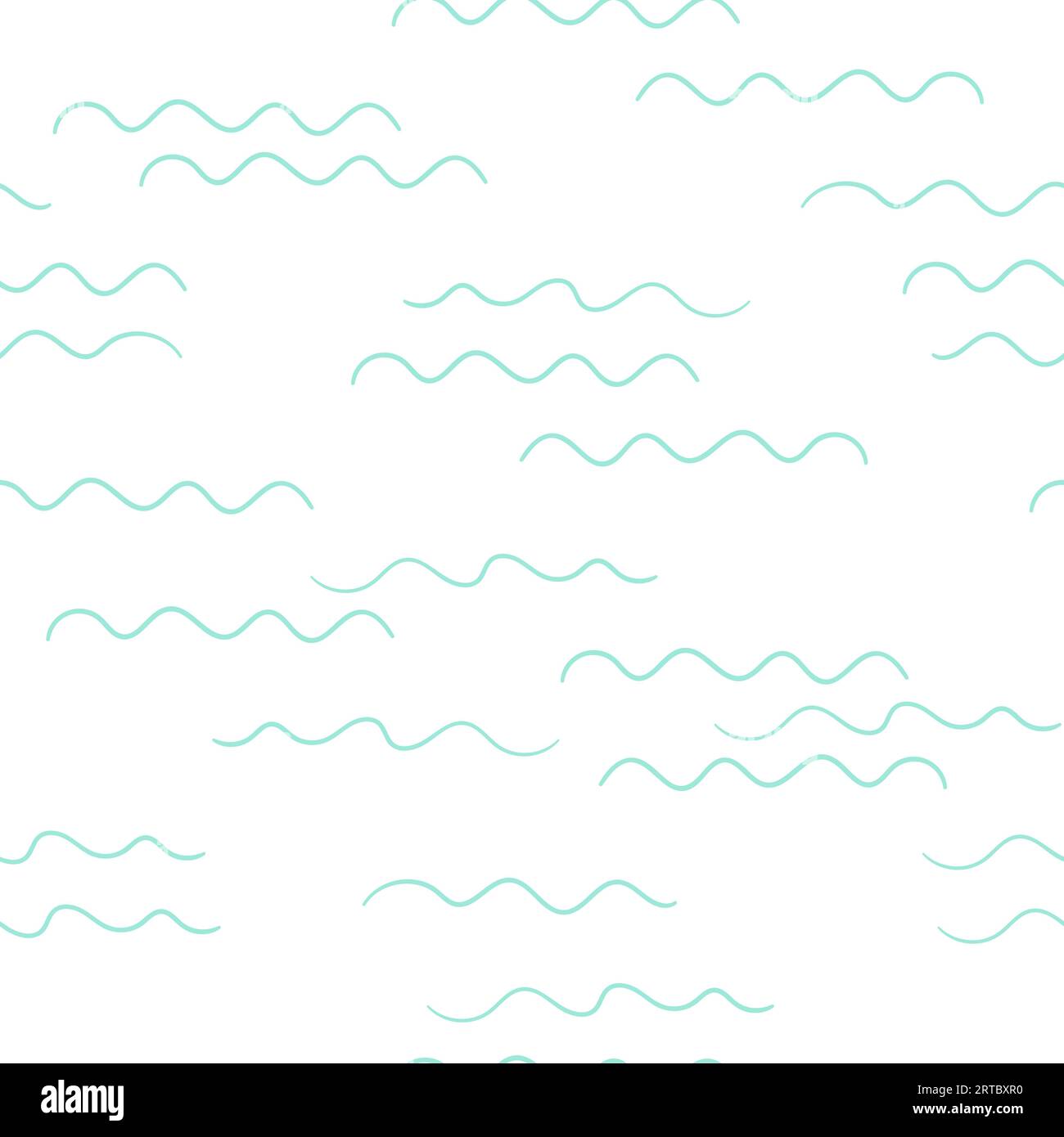 Wavy seamless illustration pattern Stock Vector Images - Alamy