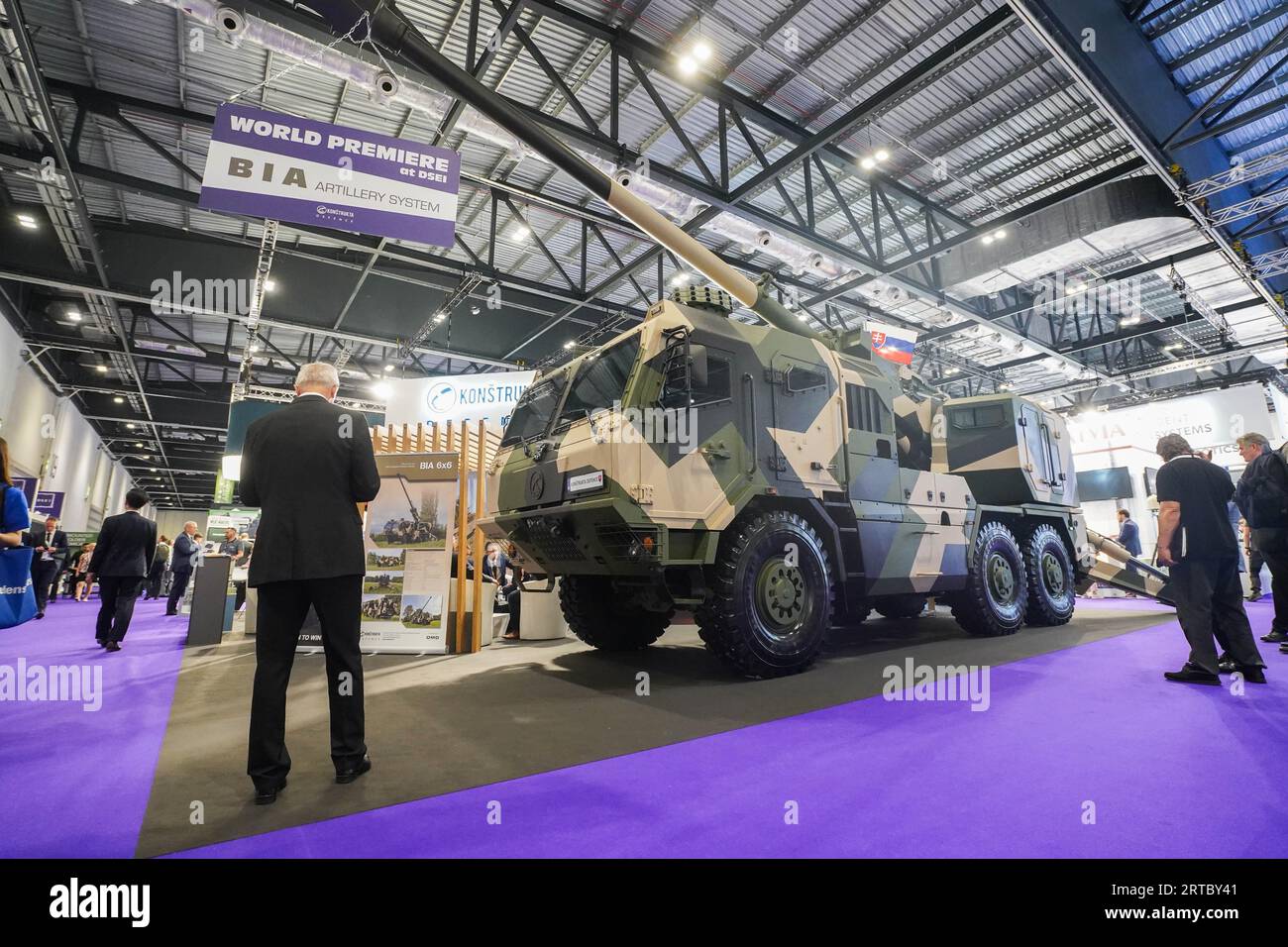 London UK. 12 September 2023 . Defence and Security Equipment ...
