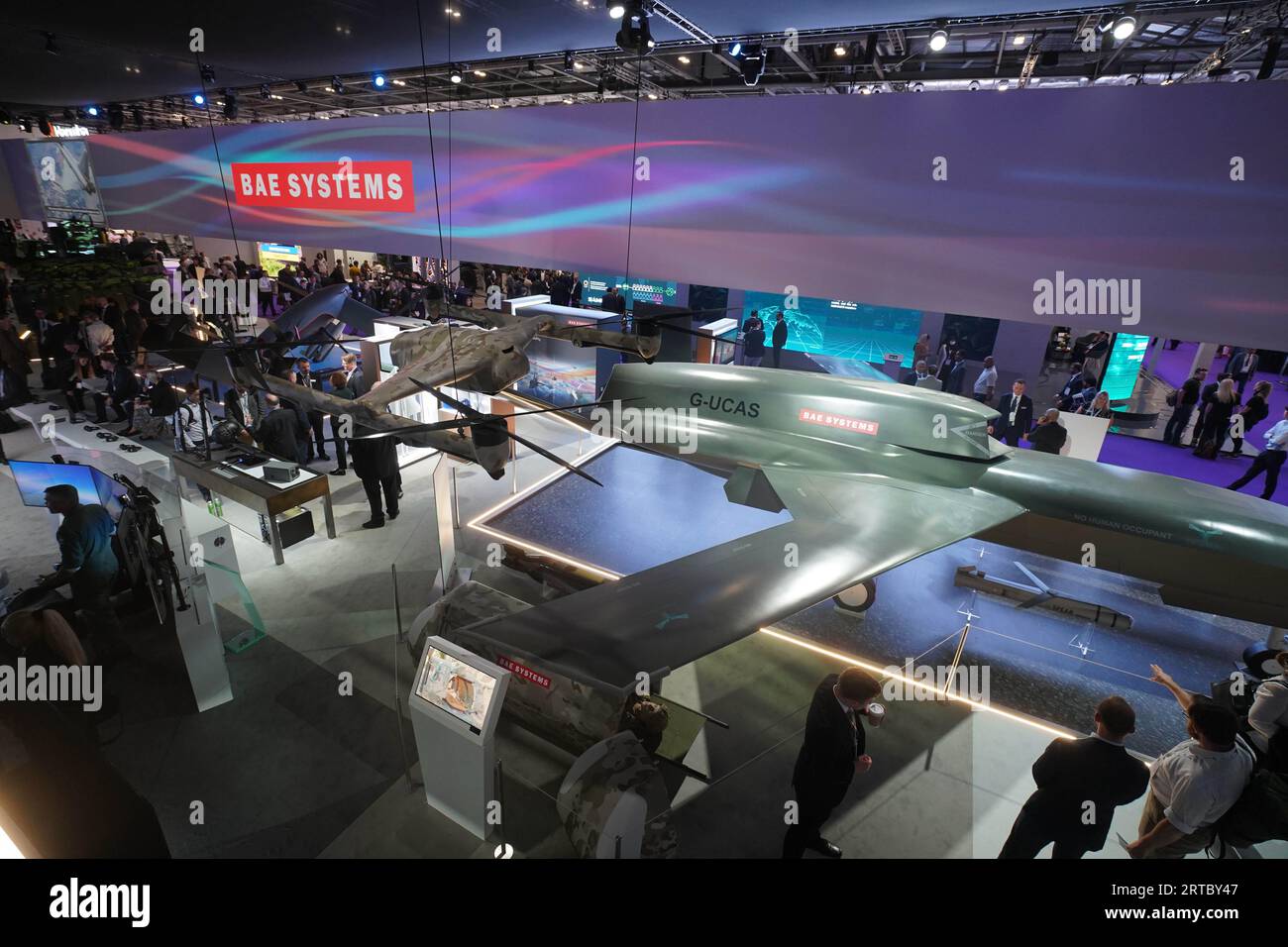 London UK. 12 September 2023 . Defence and Security Equipment International (DSEI) at the Excel ...