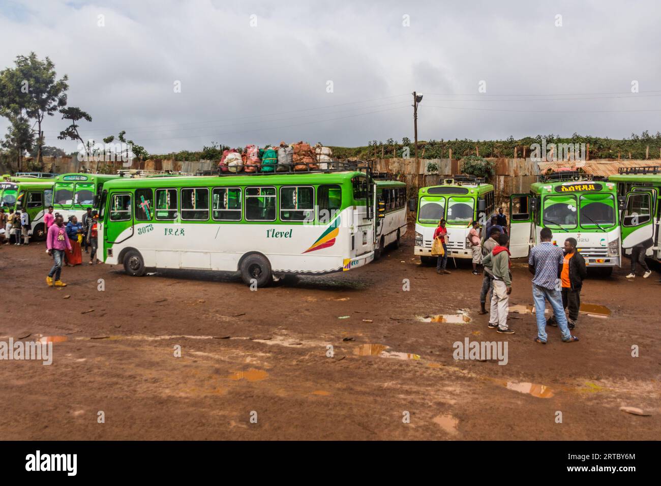 Bus in station ethiopia africa hi-res stock photography and images - Alamy