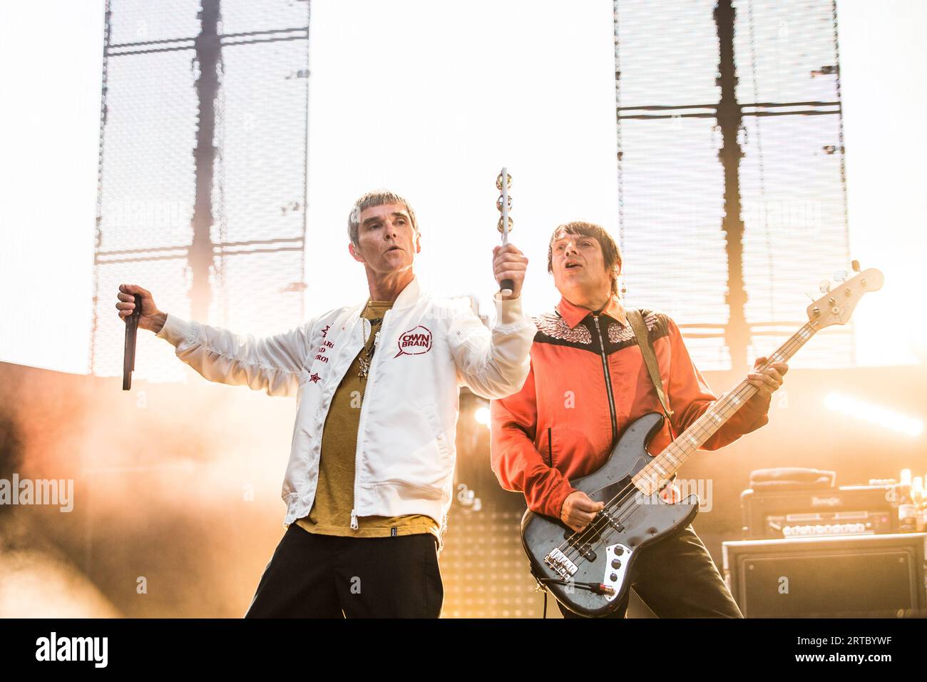 The Stone Roses performing at Wembley Stadium Stock Photo - Alamy