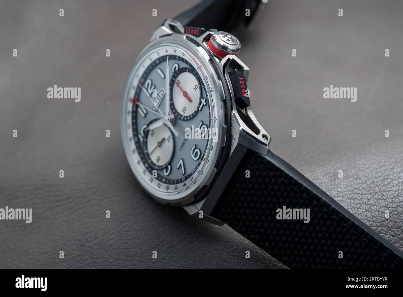 Various Chronodate watches by Angelus watch manufactory in Switzerland ...