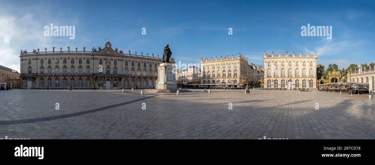 Nancy, France - 09 02 2023: View of the Stanislas Square at sunrise ...