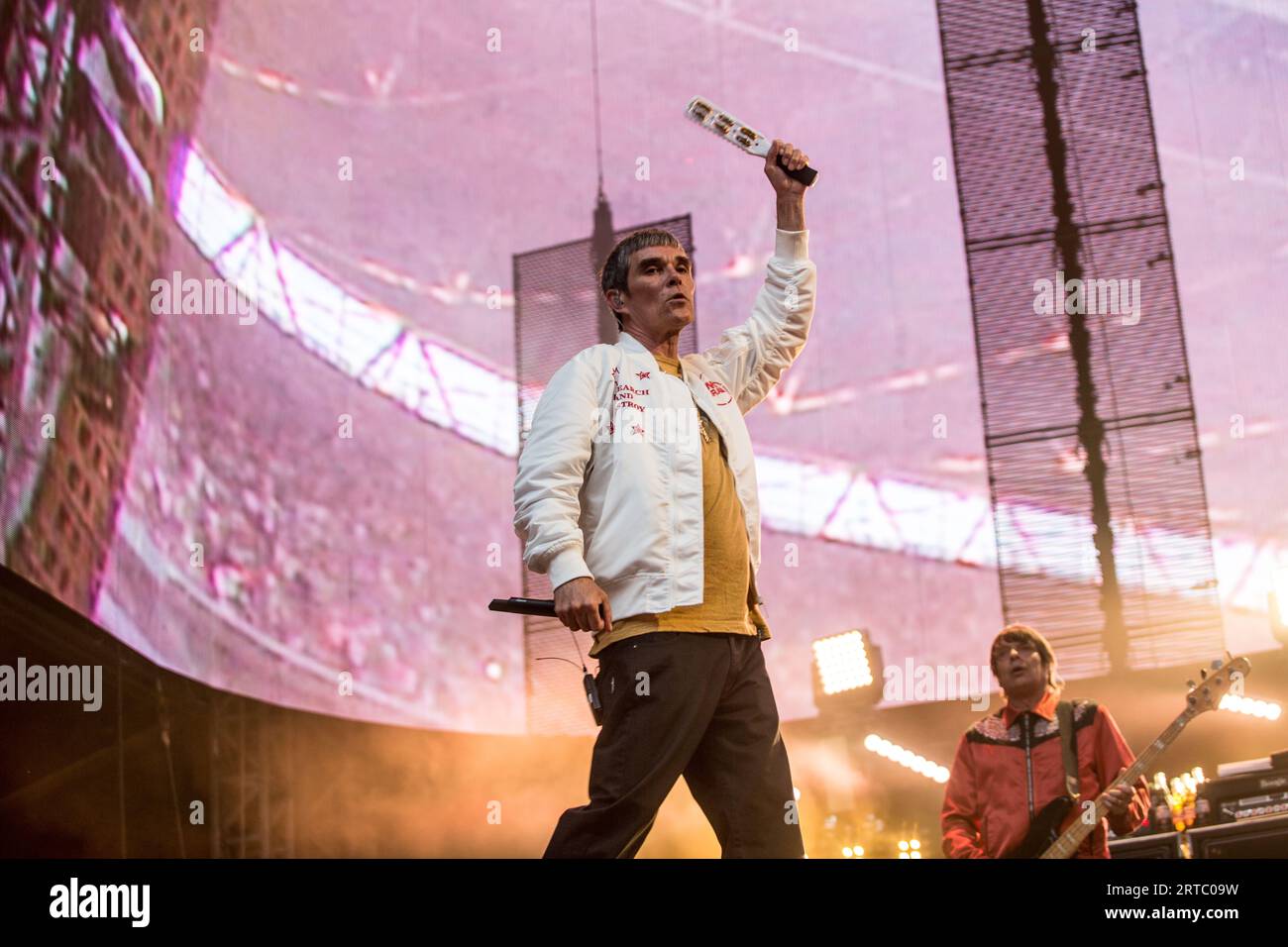 The Stone Roses performing at Wembley Stadium Stock Photo - Alamy