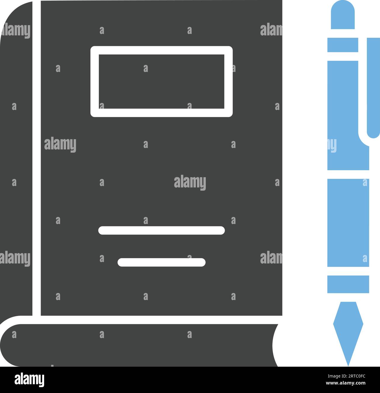 Book pen concept on Stock Vector Images - Alamy