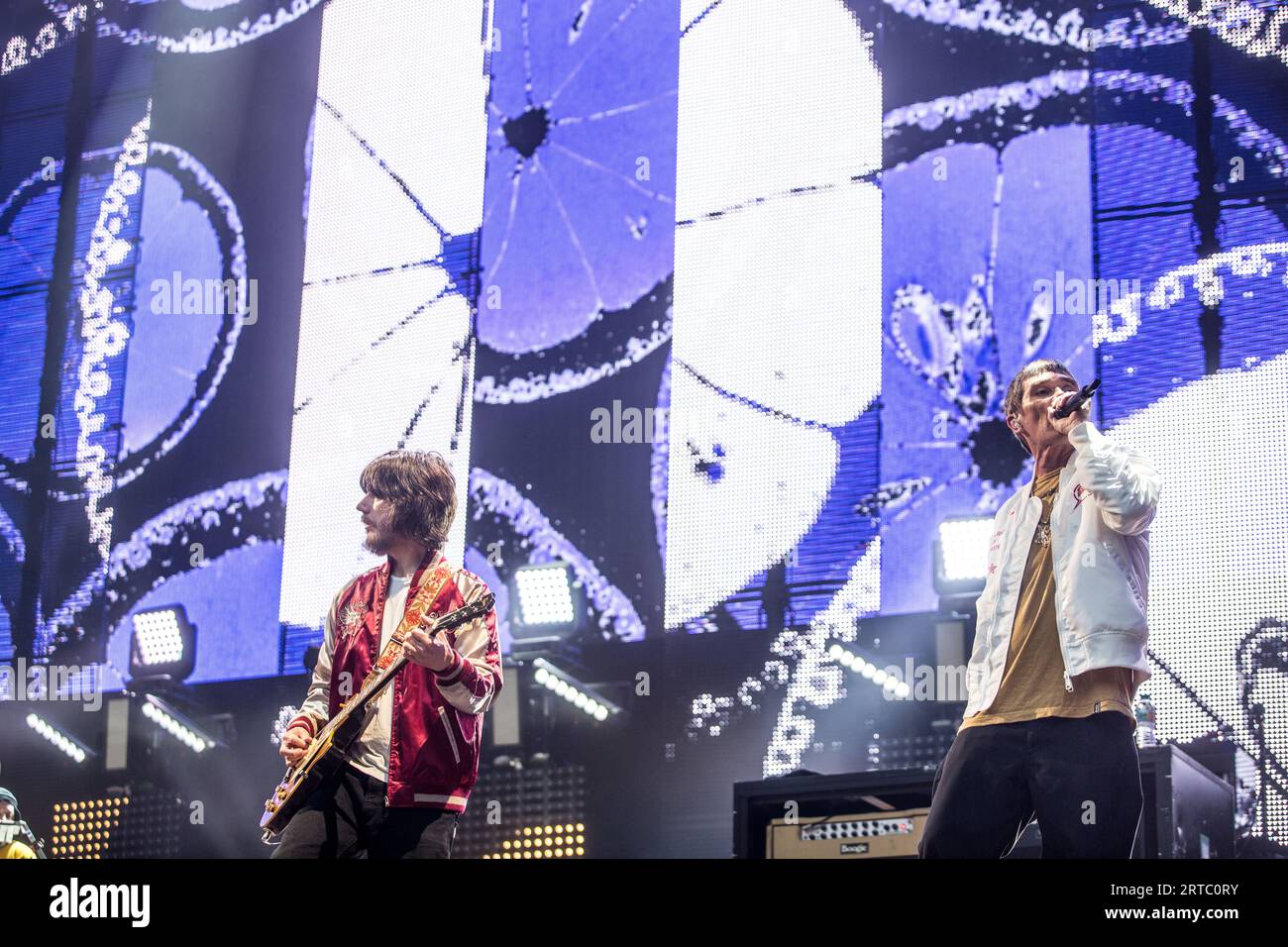 The Stone Roses performing at Wembley Stadium Stock Photo - Alamy
