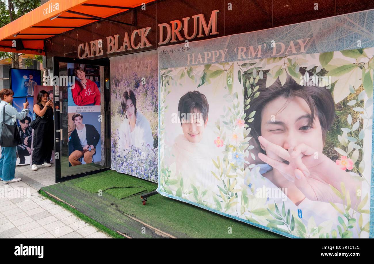 Seoul, South Korea. 12 September, 2023. BTS RM's birthday, Sep 12, 2023 ...