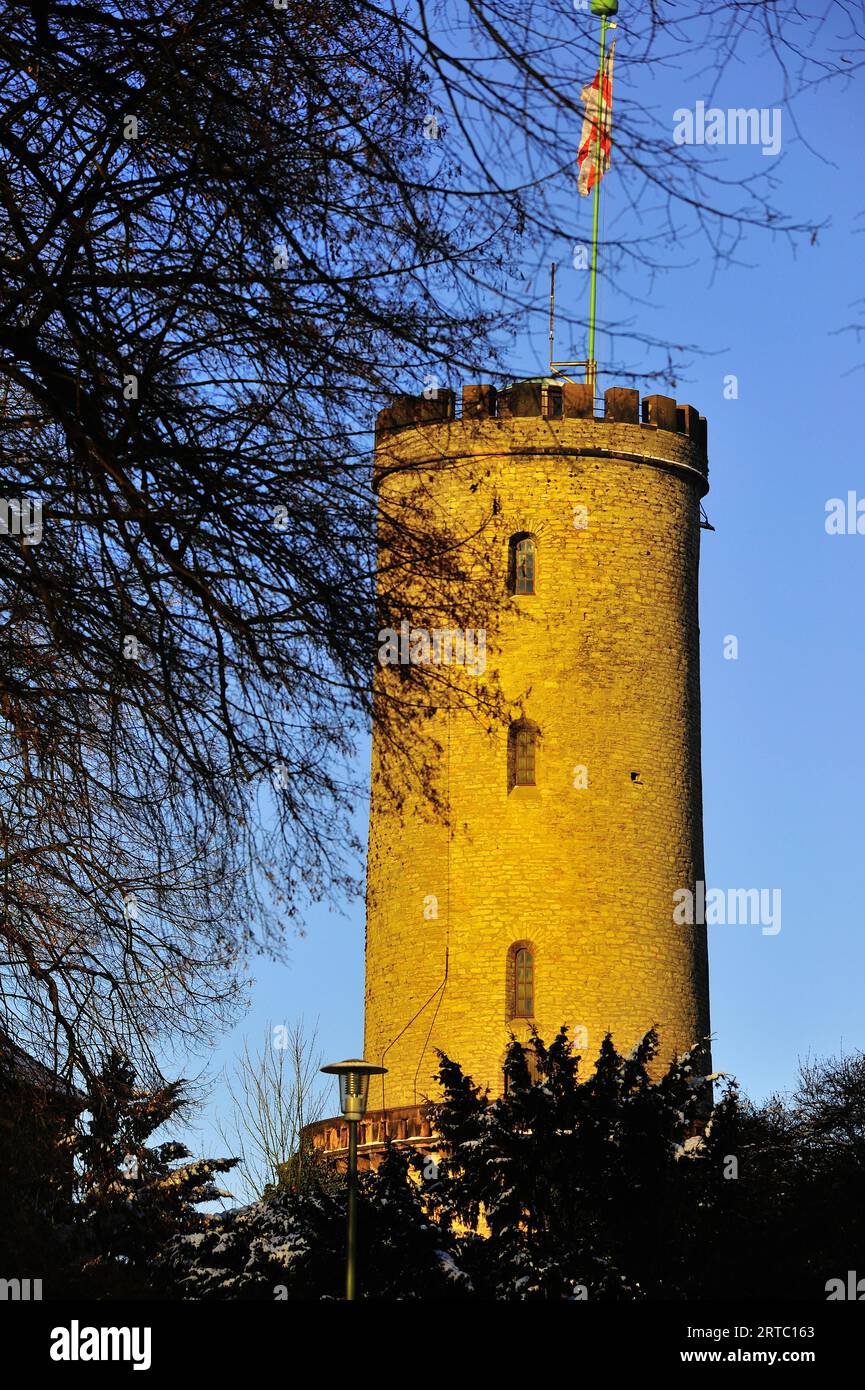Bielefeld, Sparrenburg travel, outdoor, winter, blue sky, architecture, castle, bielefeld ...