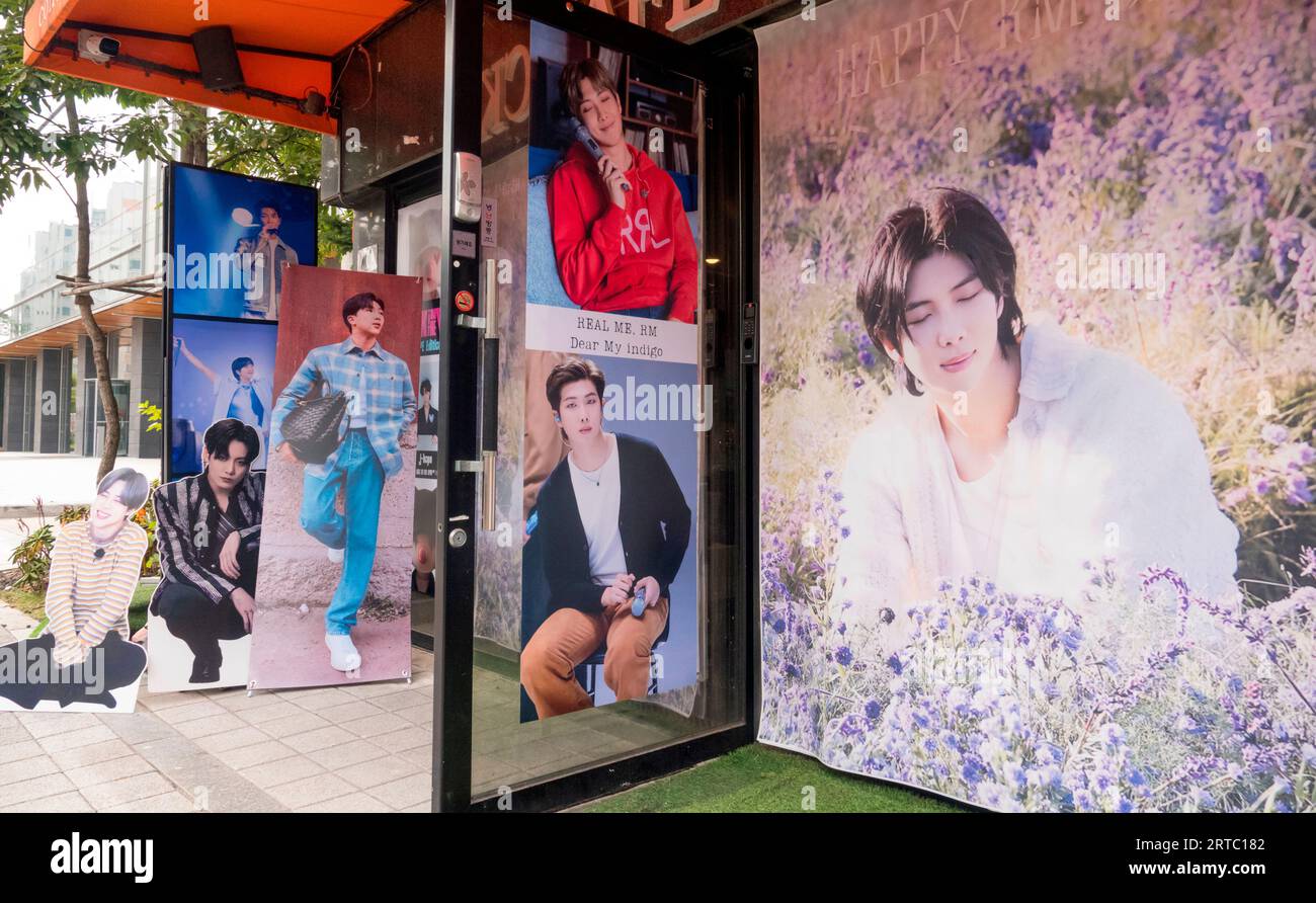 Seoul, South Korea. 12 September, 2023. BTS RM's birthday, Sep 12, 2023 ...