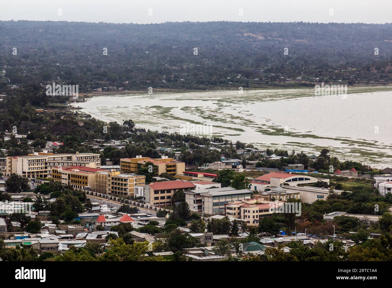 Aerial view of Awassa lake and Hawassa city, Ethiopia Stock Photo - Alamy