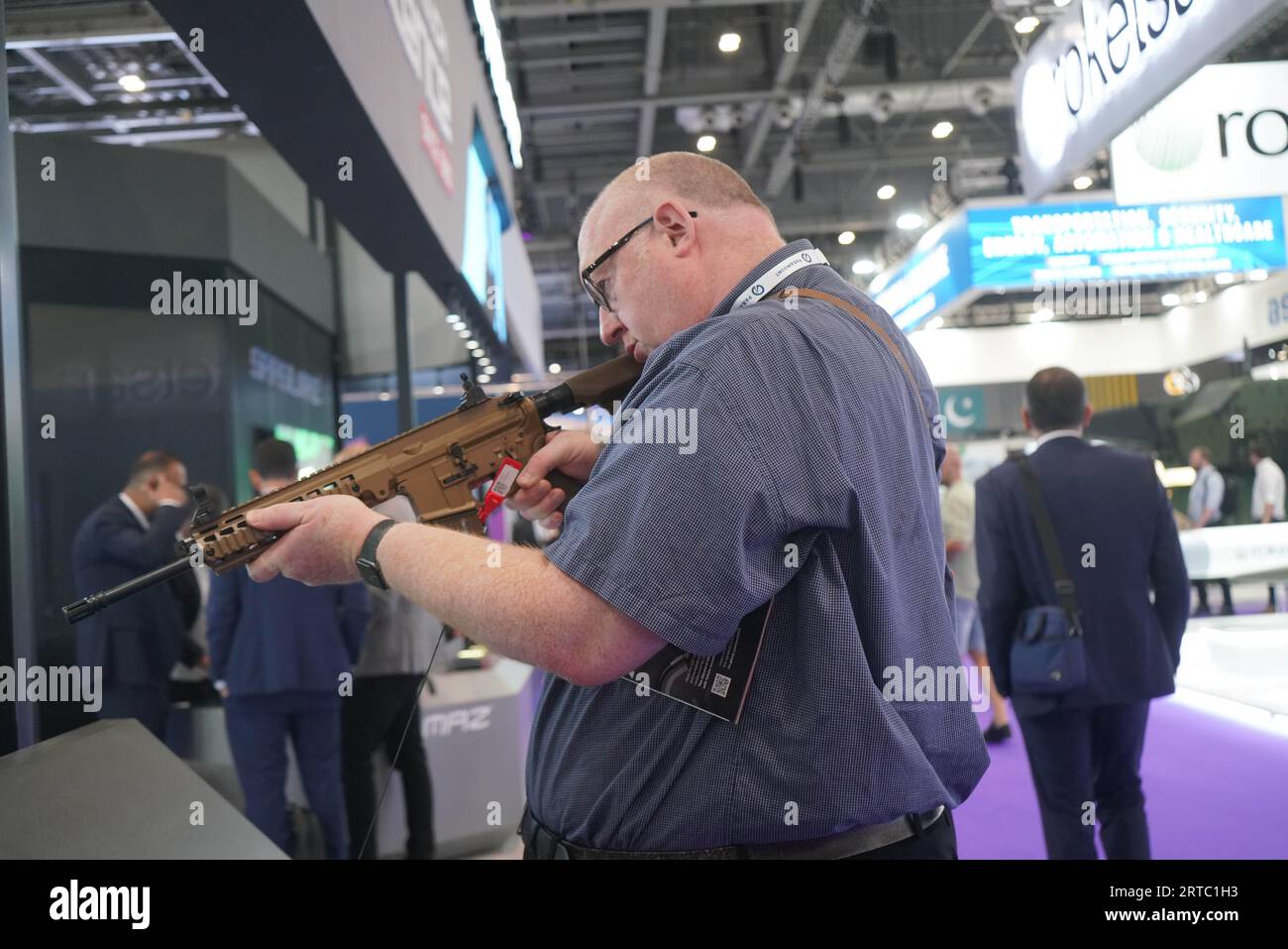 London UK. 12 September 2023 . Defence and Security Equipment ...