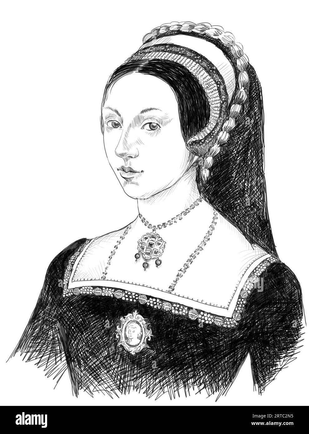 Anne boleyn and catherine howard hi-res stock photography and images ...