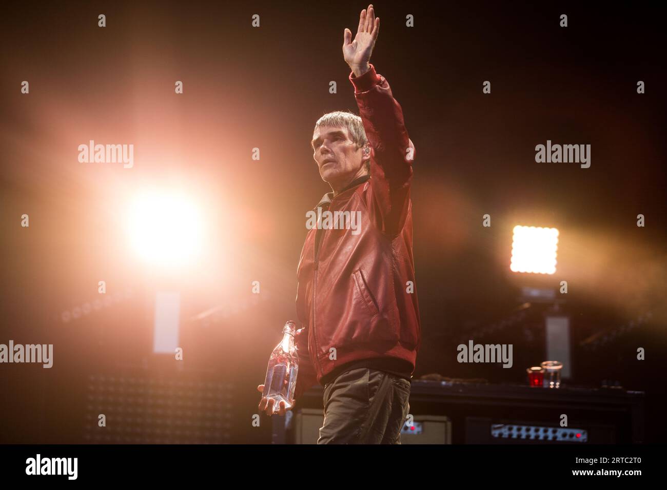 The Stone Roses performing at the Etihad Stadium in Manchester in 2016 ...