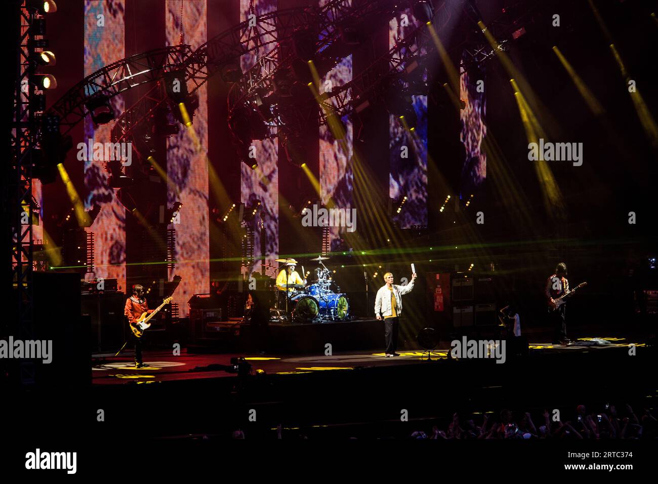 The Stone Roses performing at Wembley Stadium Stock Photo - Alamy