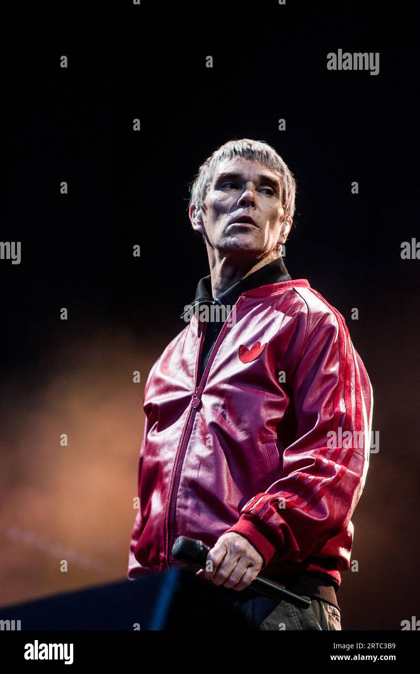 The Stone Roses performing at the Etihad Stadium in Manchester in 2016 ...