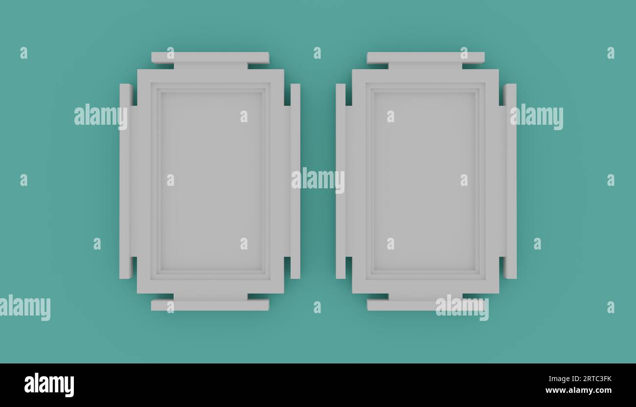 picture frame, render Stock Photo - Alamy