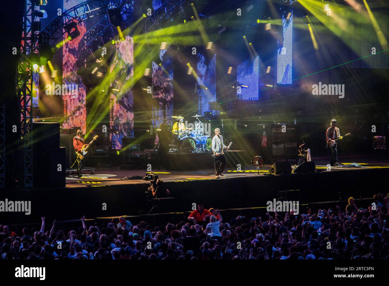 The Stone Roses performing at Wembley Stadium Stock Photo - Alamy