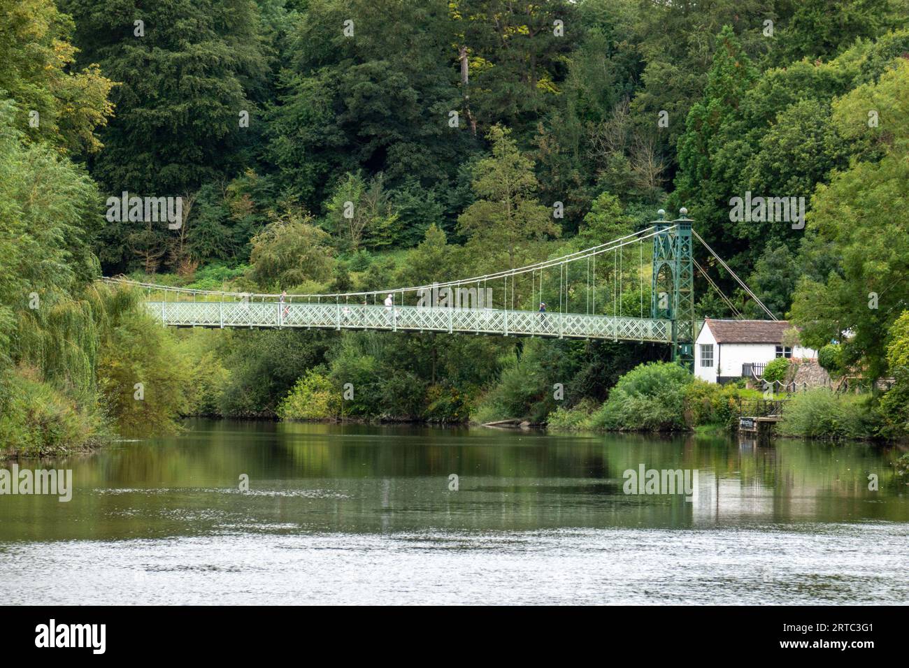 Footbridge over the river severn hi-res stock photography and images ...