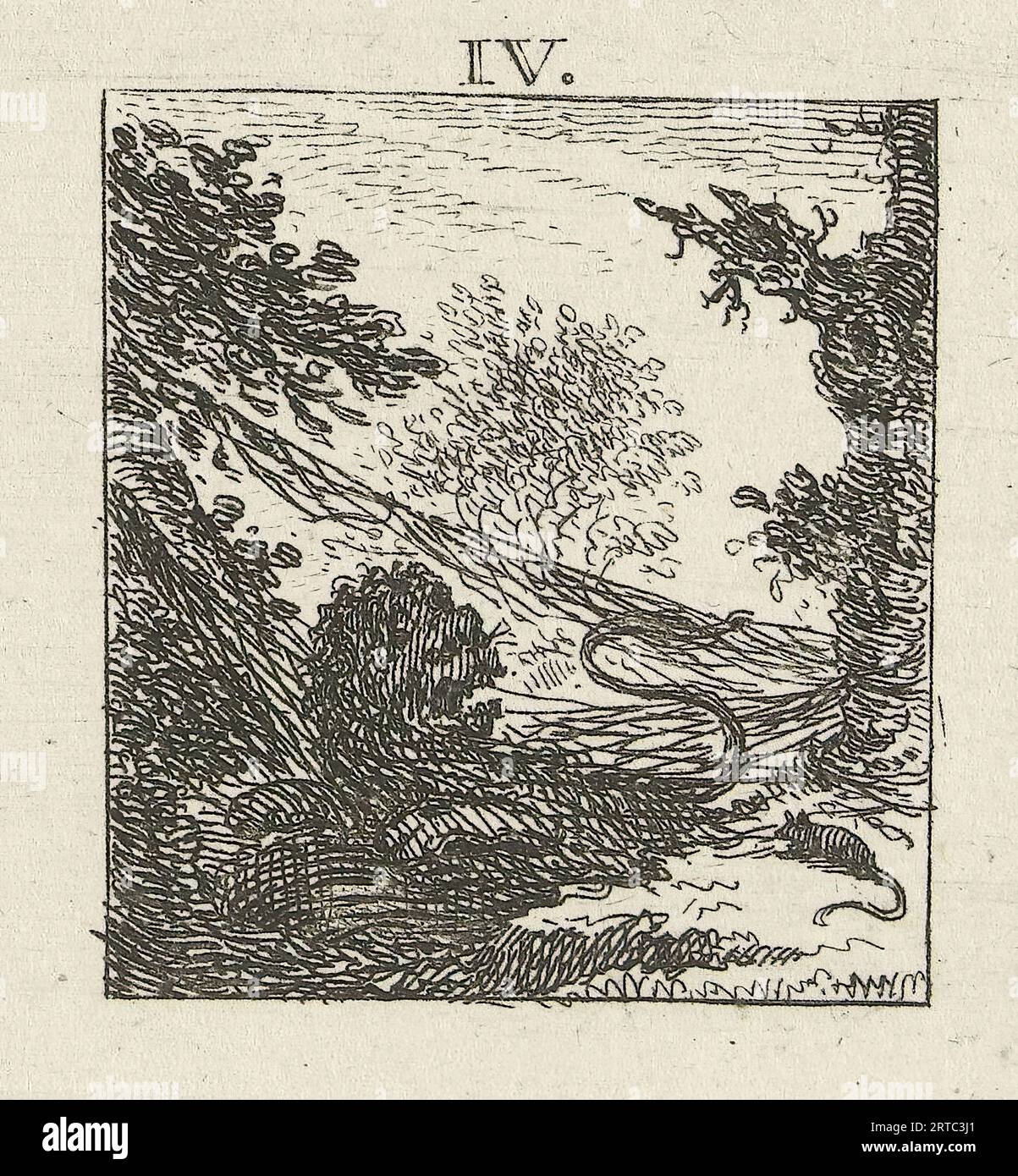 Illustration for fable stories of Phaedrus (series title). Simon Fokke ...