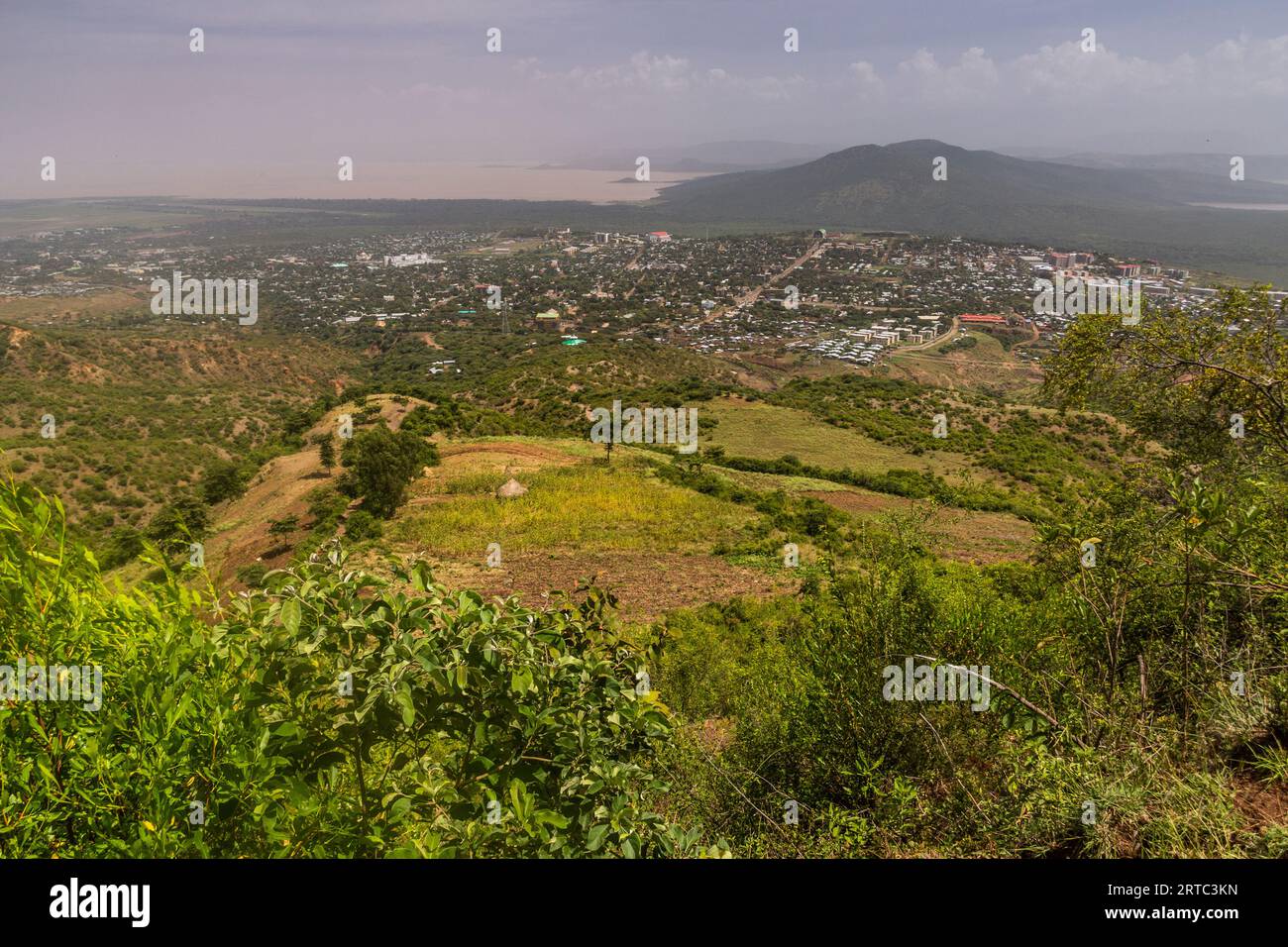 Aerial view of Arba Minch, Ethiopia Stock Photo - Alamy