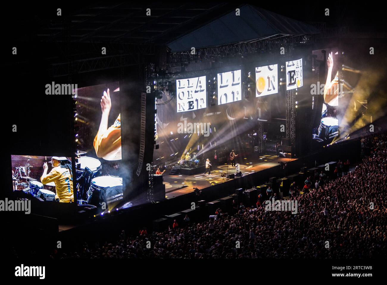 The Stone Roses performing at Wembley Stadium Stock Photo - Alamy
