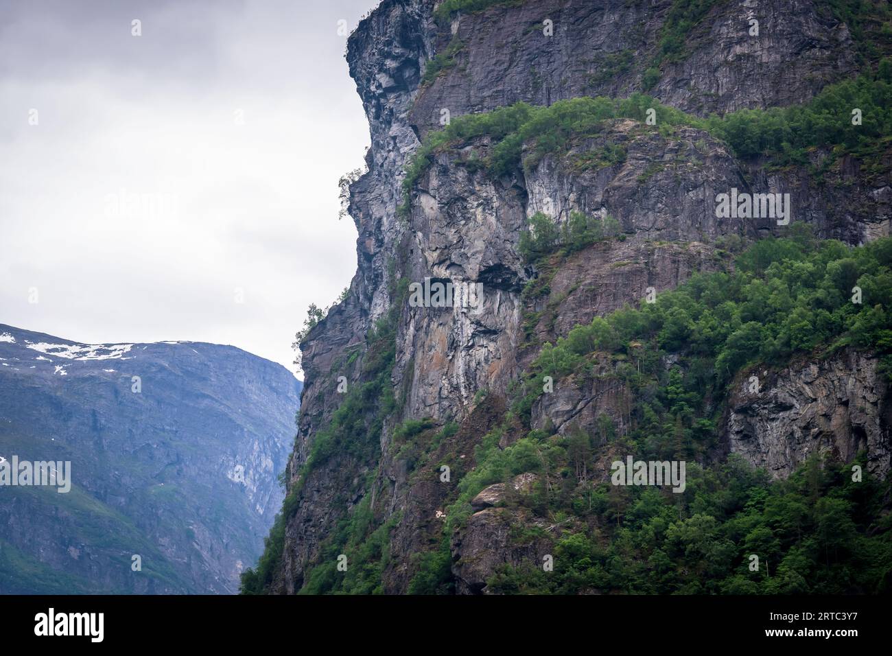 Troll mountain formation in Geiranger Fjord, Unesco World Heritage Site ...