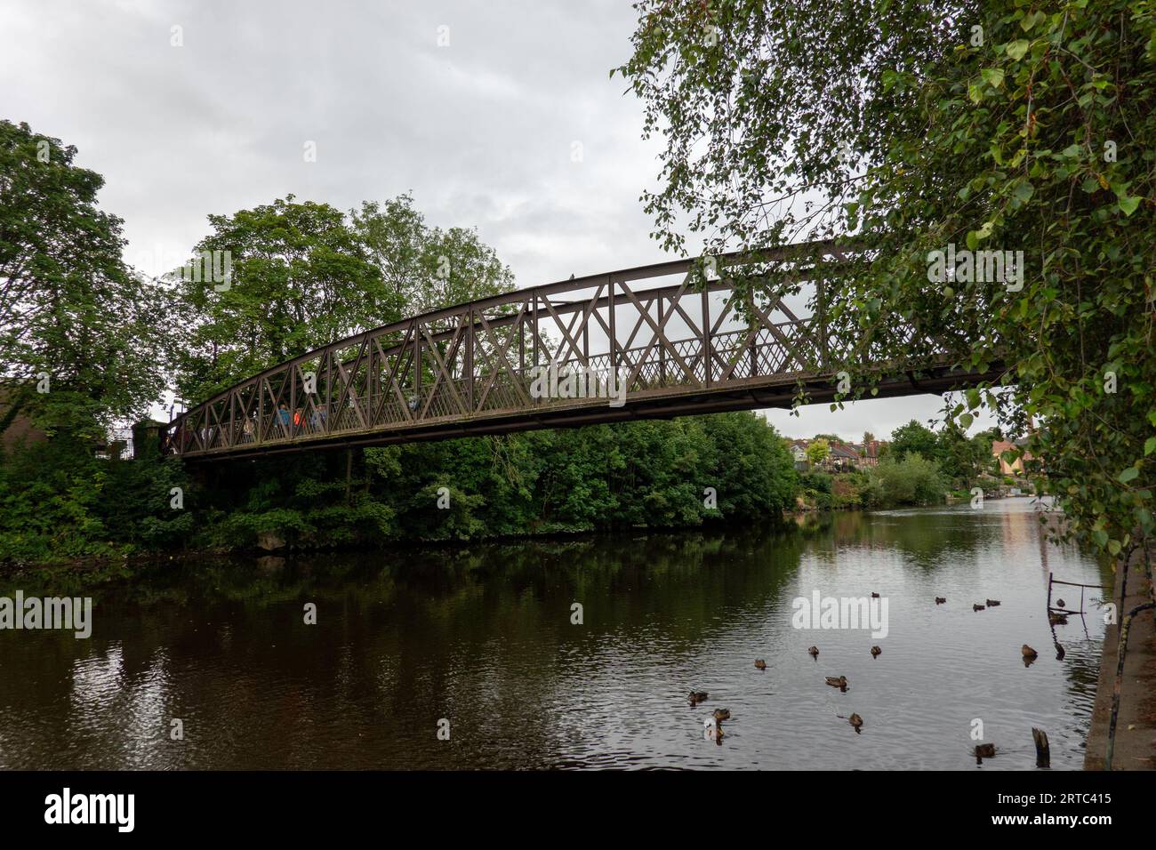 Greyfriars footbridge bridge hi-res stock photography and images - Alamy