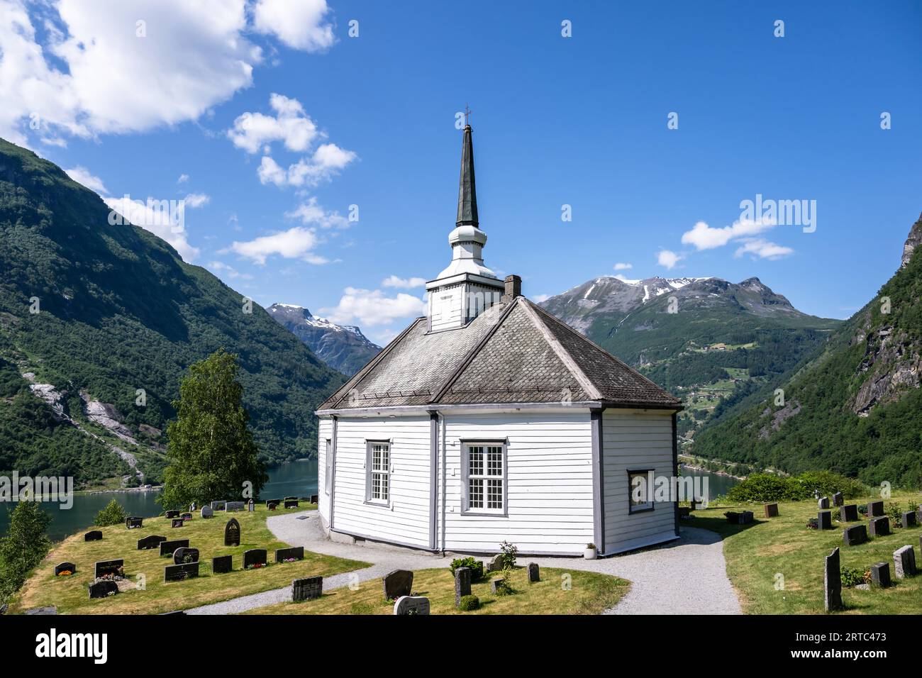 Church in Geiranger, Unesco World Heritage, Fjord, Moere and Romsdal ...