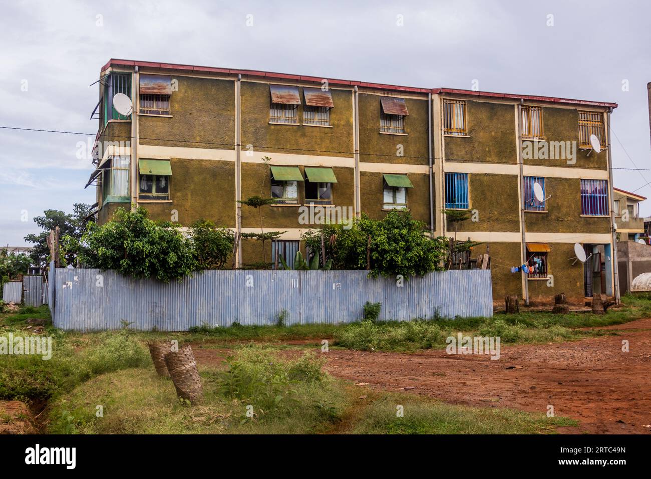 Apartment building in Arba Minch, Ethiopia Stock Photo - Alamy