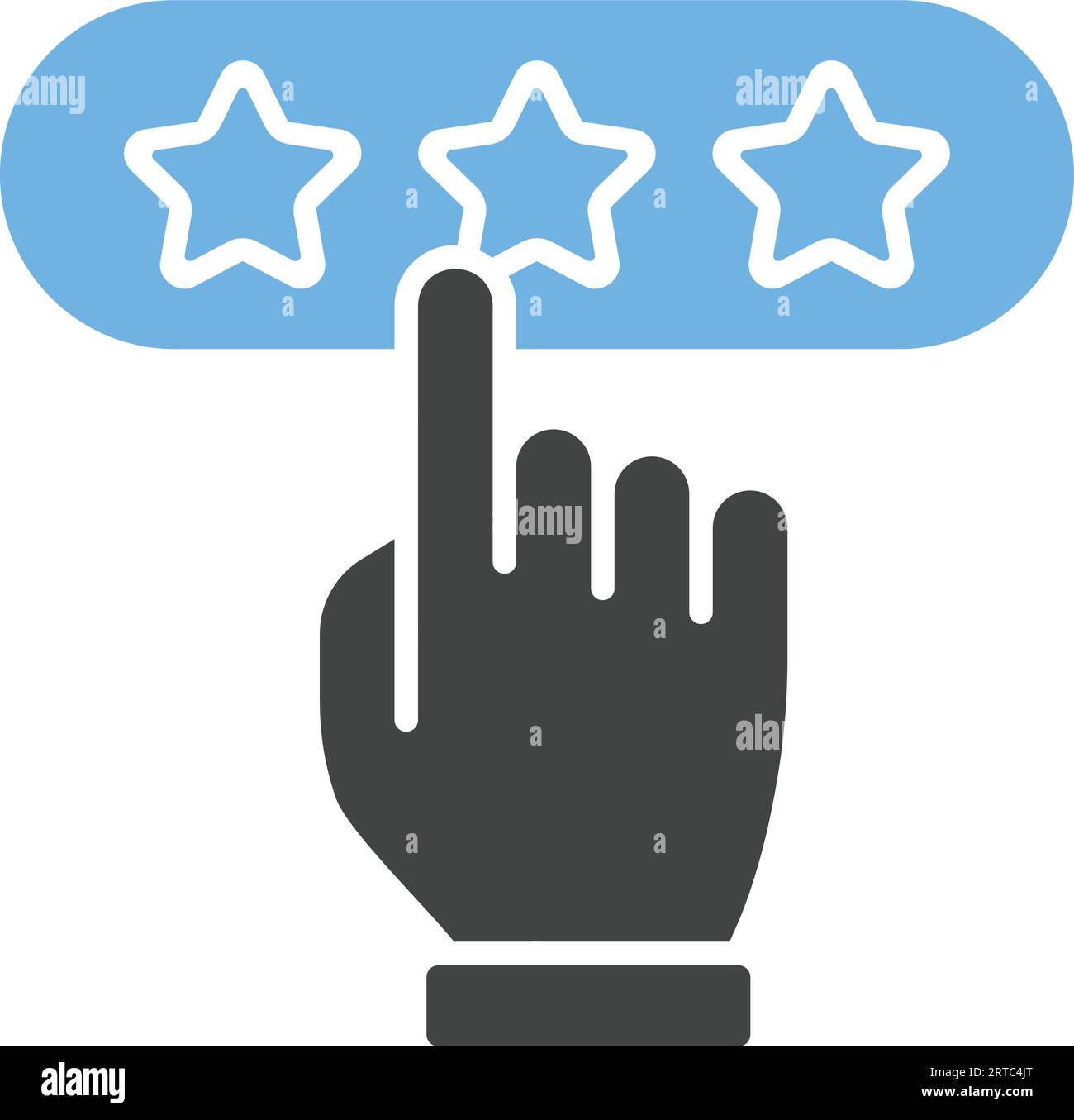 Click Review Icon Image Stock Vector Image & Art - Alamy