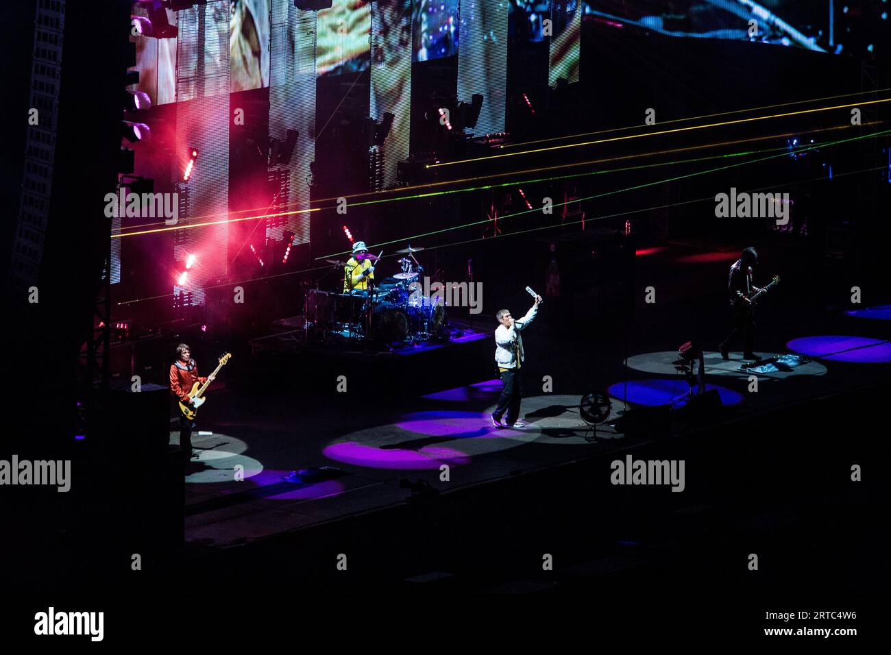 The Stone Roses performing at Wembley Stadium Stock Photo - Alamy