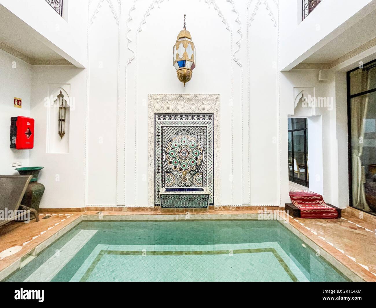 Morocco, Marrakech, Traditional riad, Hammam Stock Photo - Alamy