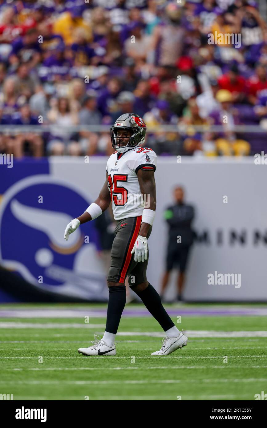 Tampa Bay Buccaneers cornerback Jamel Dean (35) on the field during an ...