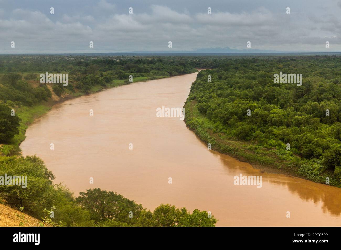 View of Omo river near Korcho village, Ethiopia Stock Photo - Alamy