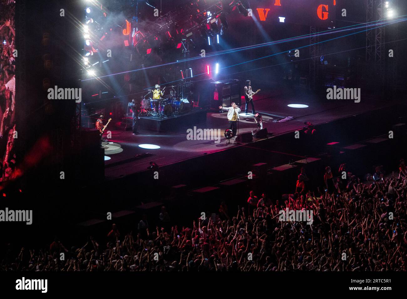 The Stone Roses performing at Wembley Stadium Stock Photo - Alamy