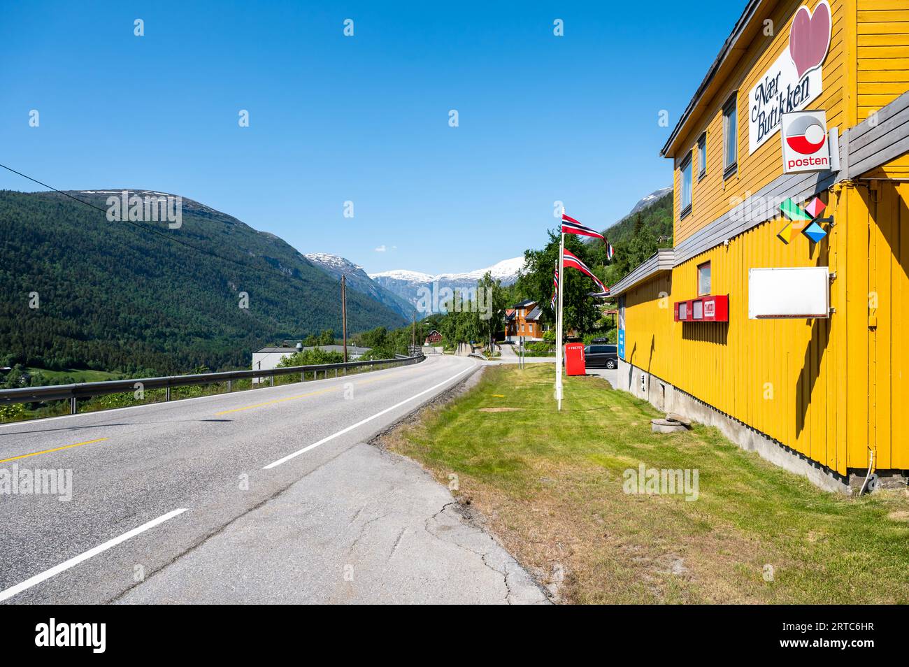 Starting point of the hike to the Kylling bru railway bridge. It is ...