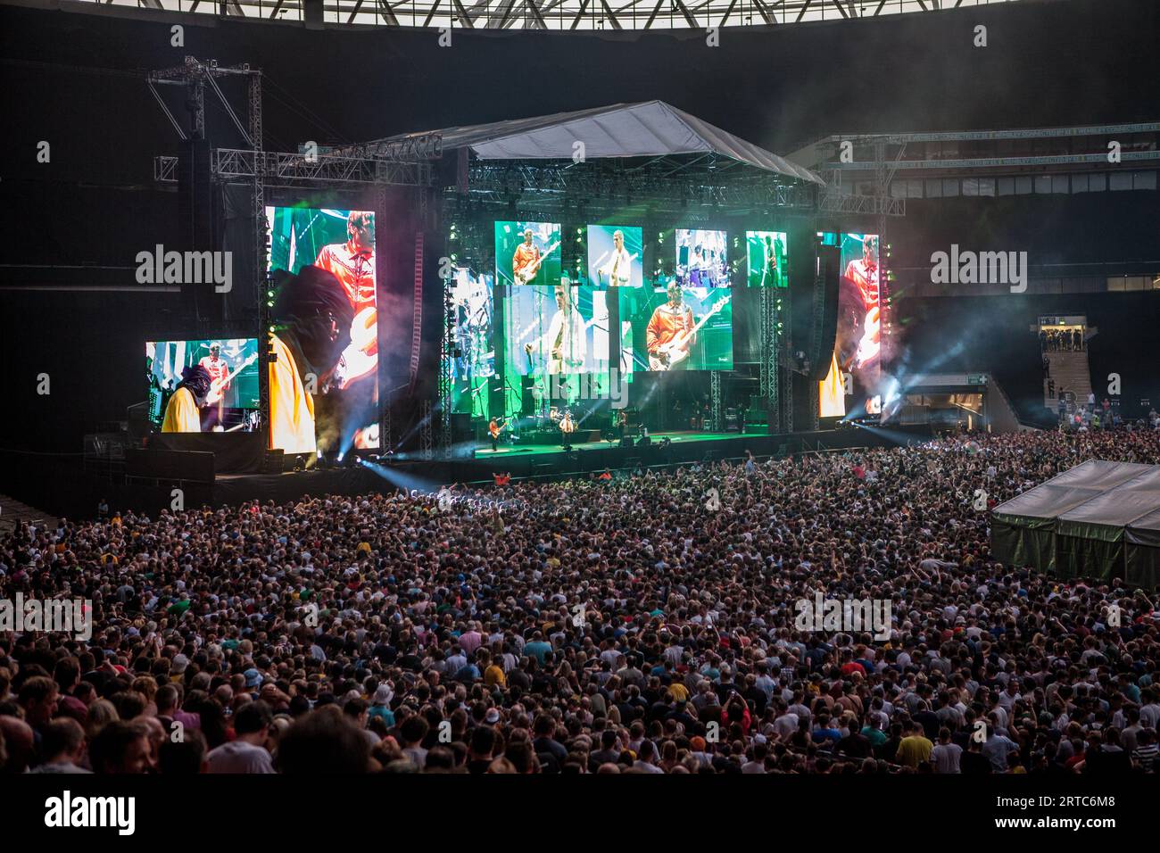 The Stone Roses performing at Wembley Stadium Stock Photo - Alamy