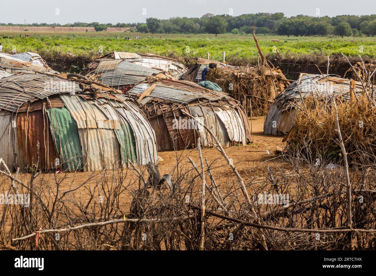 Daasanach tribe village near Omorate, Ethiopia Stock Photo - Alamy