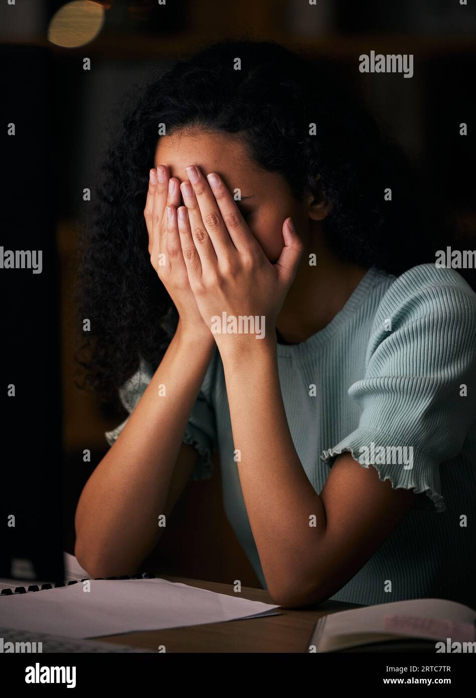 Tired receptionist hi-res stock photography and images - Alamy