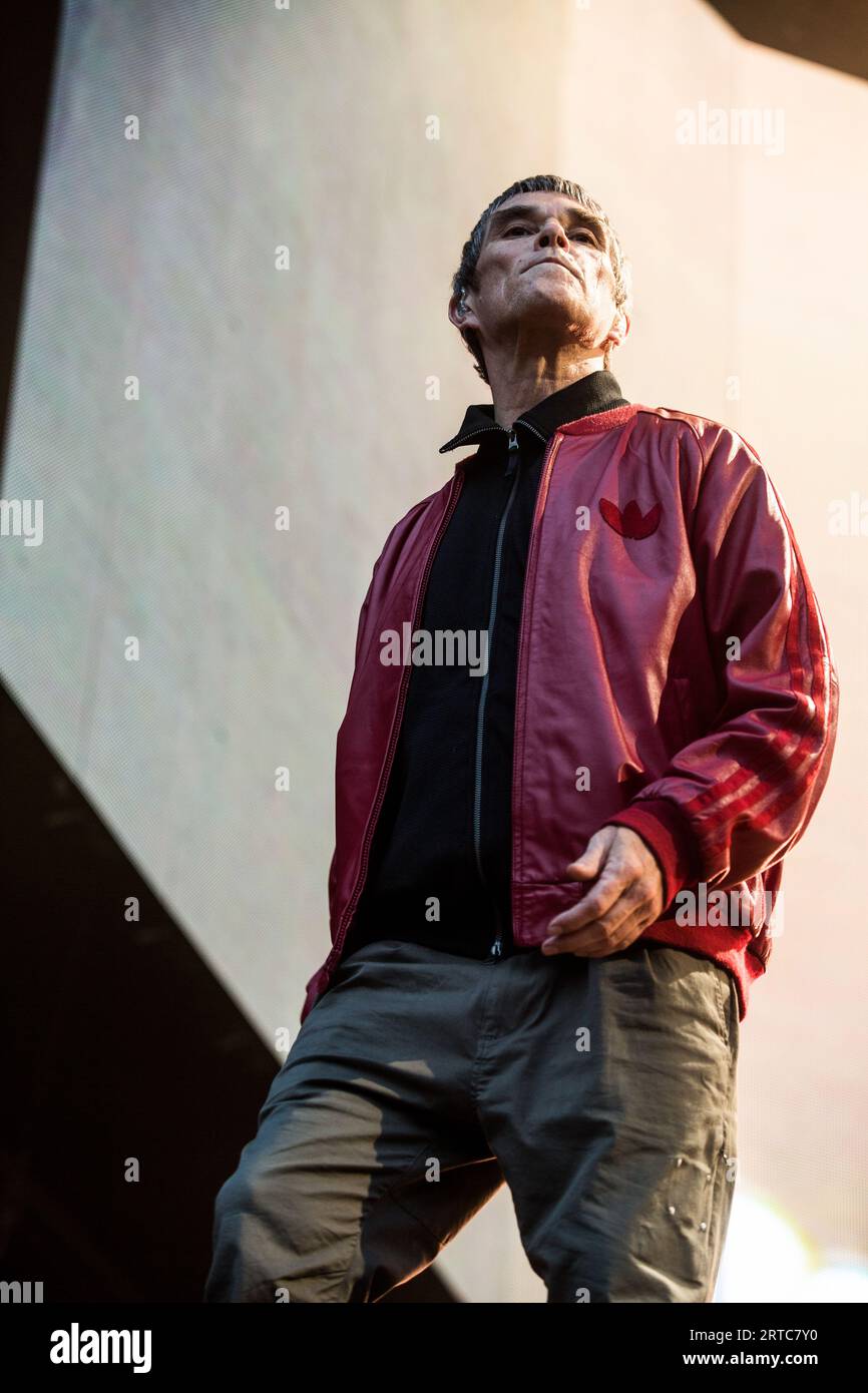 The Stone Roses performing at the Etihad Stadium in Manchester in 2016 ...