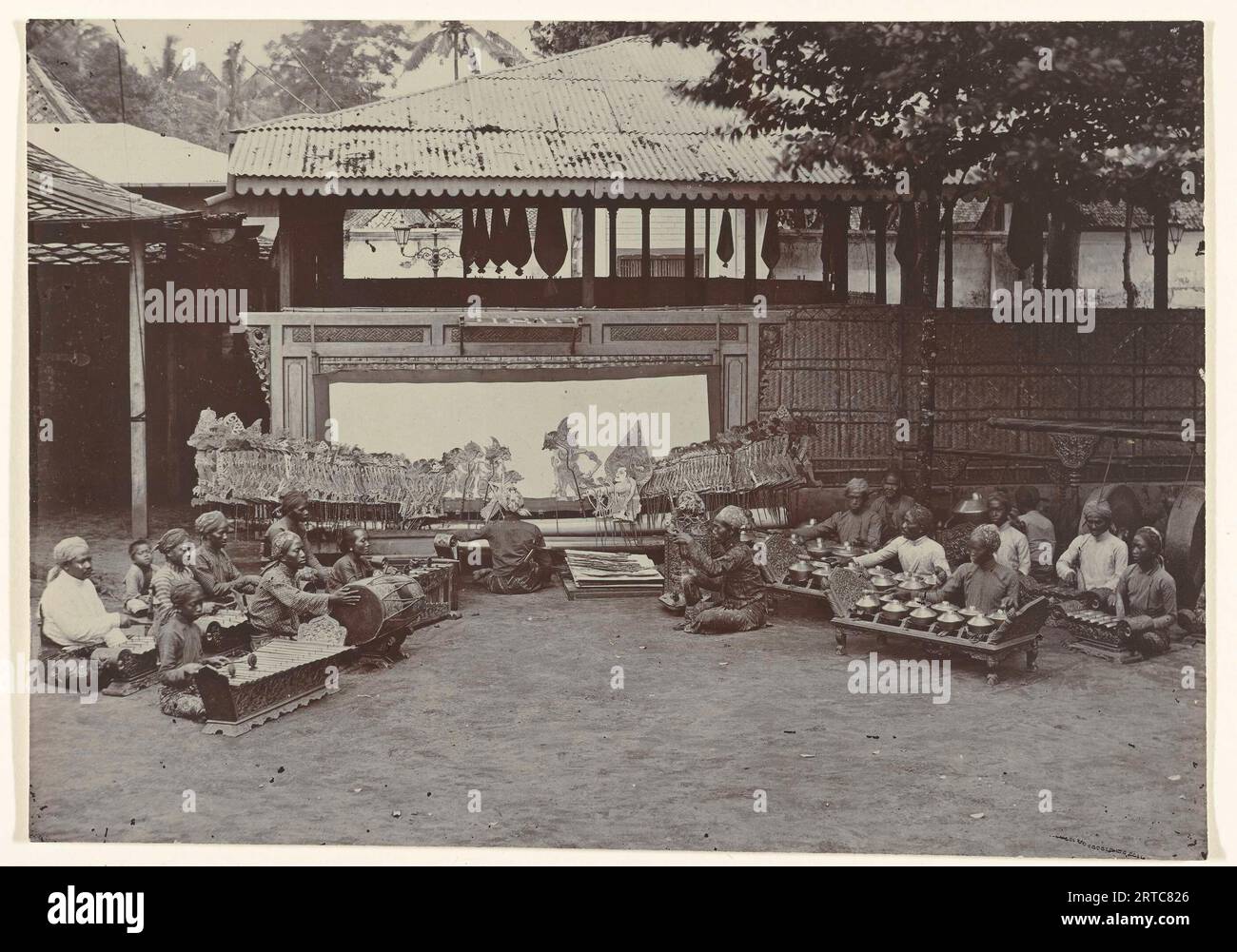 Vintage Archive Photo, 1900, Bali, Java, Indonesia - A Gamelan ...