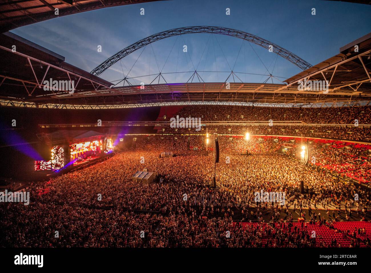 The Stone Roses performing at Wembley Stadium in 2017 Stock Photo - Alamy