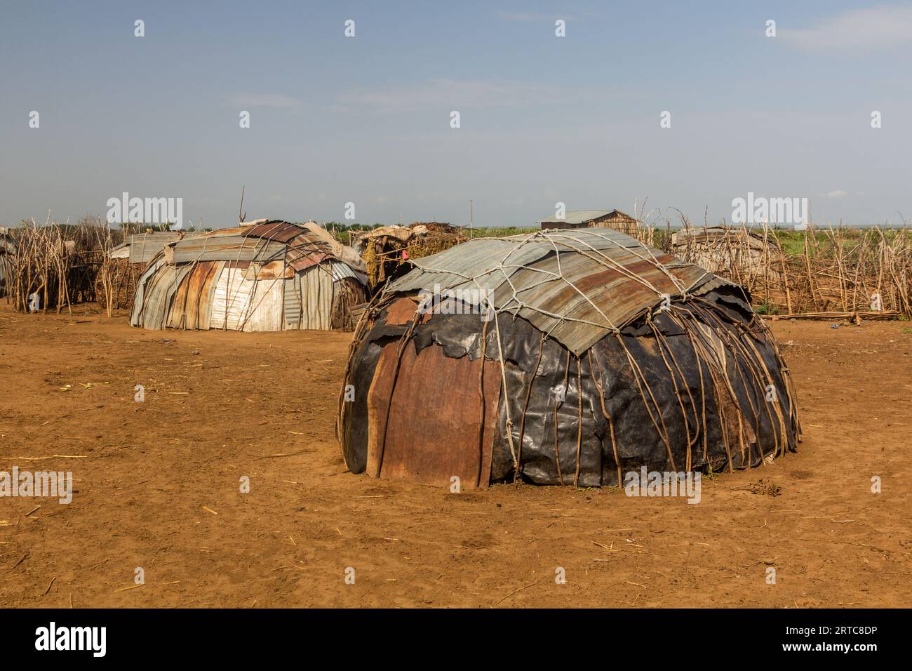 Daasanach tribe village near Omorate, Ethiopia Stock Photo - Alamy