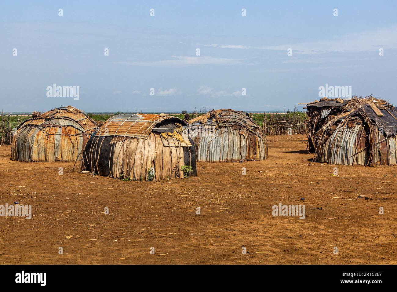 Daasanach tribe village near Omorate, Ethiopia Stock Photo - Alamy