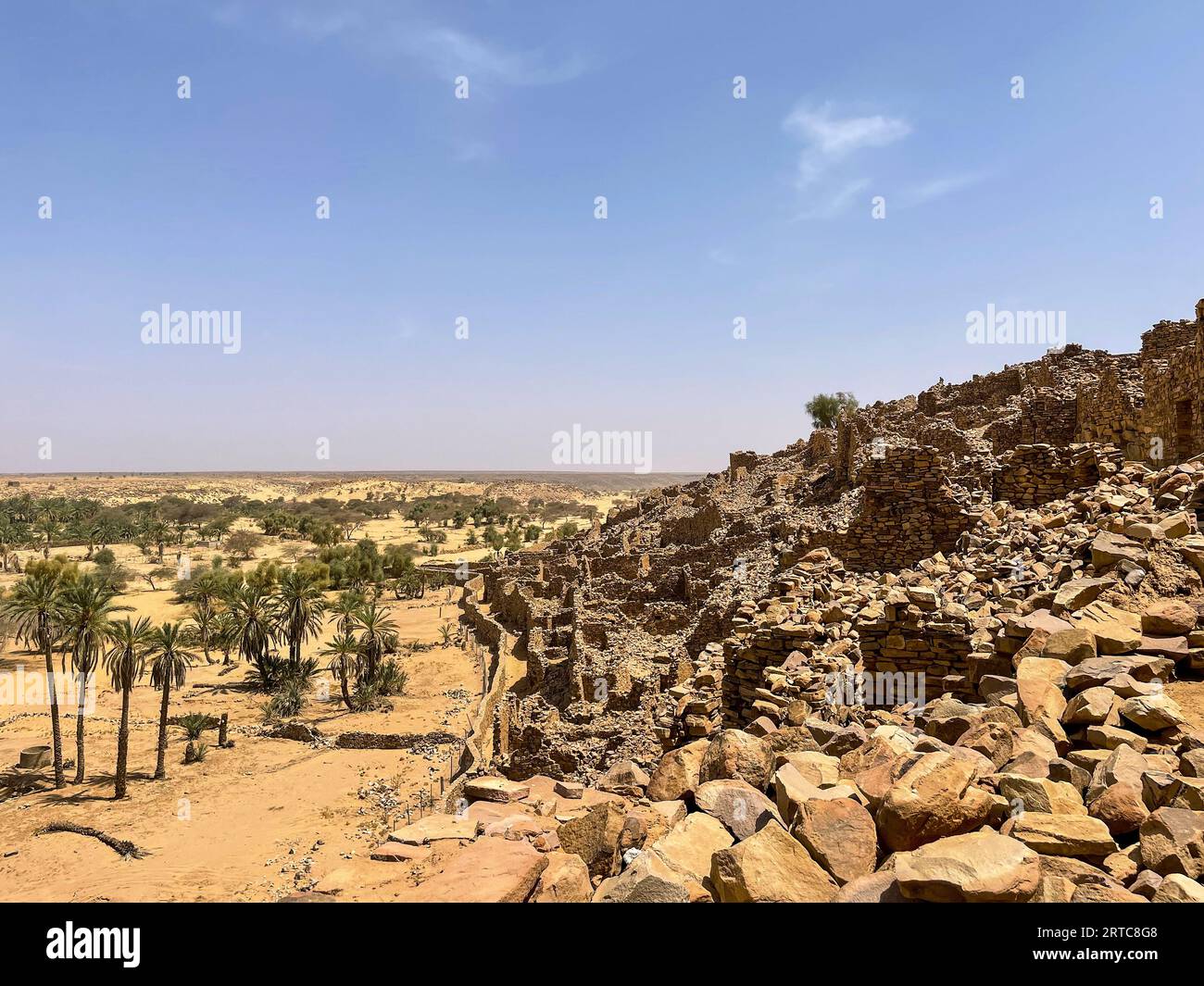 Mauritania, Adrar region, Ouadane, old town Stock Photo - Alamy