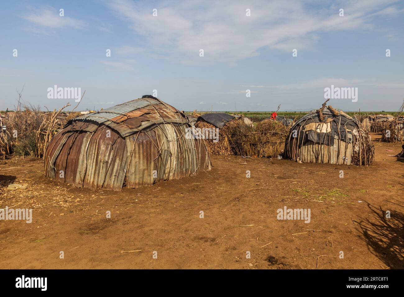 Daasanach tribe village near Omorate, Ethiopia Stock Photo - Alamy